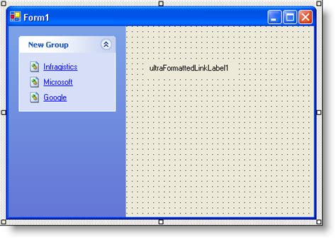 Adding A Hyperlink As An Item In Winexplorerbar Infragistics Windows