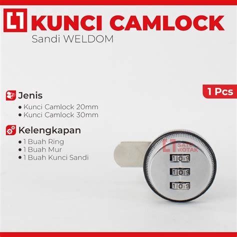 Jual Kunci Camlock Password 3 Nomor Angka Lemari Loker Laci Panel Weldom Shopee Indonesia