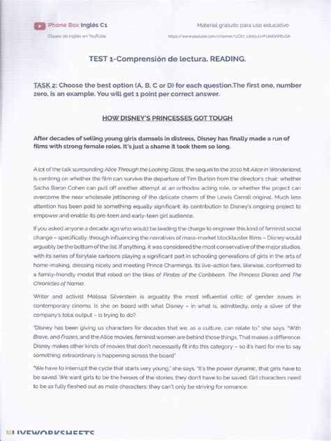 C1 Reading Comprehension 16 Pdf