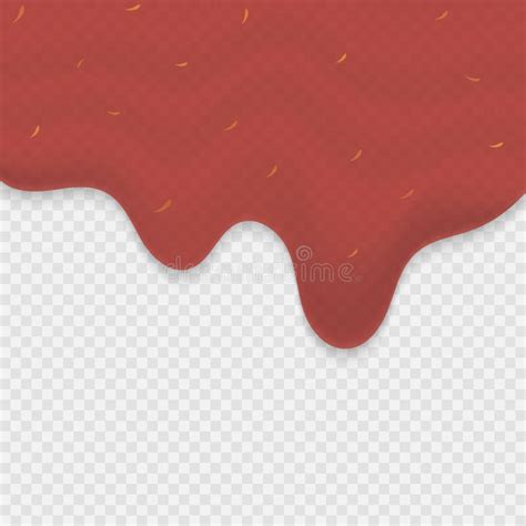 Strawberry Jam Background Stock Vector Illustration Of Border 115826326