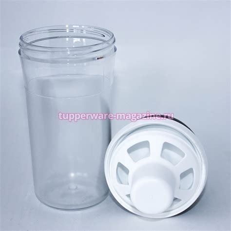Сахарница-дозатор с черной крышкой - Tupperware