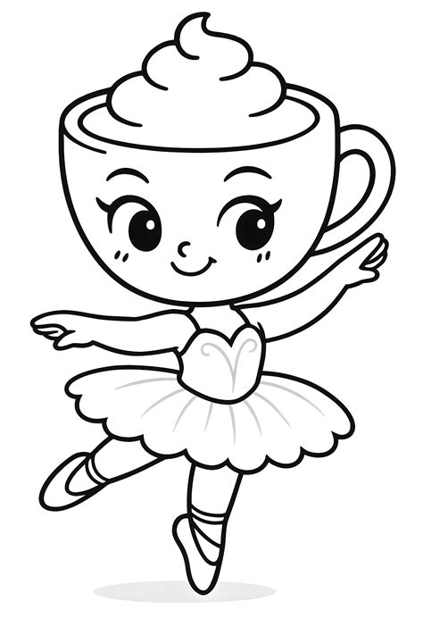 Ballerina Cappuccino Drawing