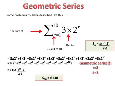 Geometric Sequence And Series Patterns Pptx