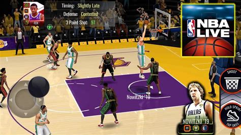 Nba Live Mobile Basketball Android Gameplay Nowitzki Youtube
