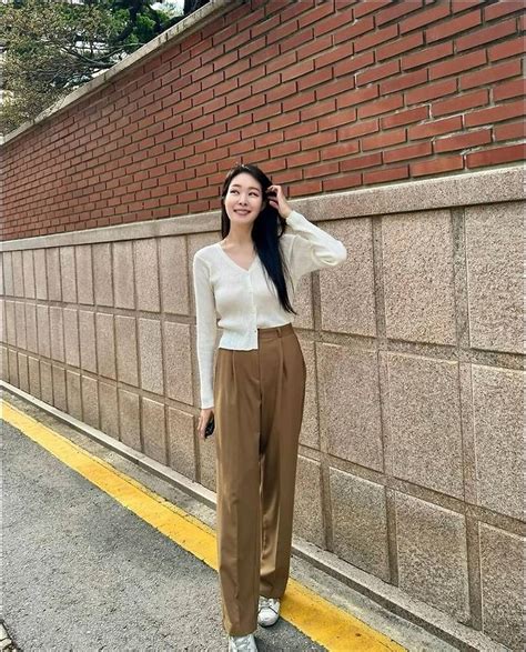 동상이몽2 미자 5kg 감량 효과 톡톡 카디건에 슬랙스 입고 이기적인 비율 자랑 스타와 패션