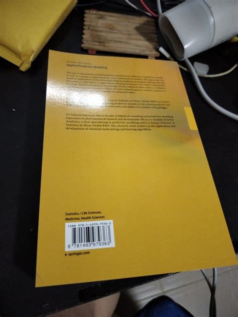 Applied Predictive Modeling Max Kuhn Kjell Johnson Hobbies And Toys