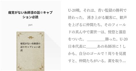 腐ルーロック 士凛腐ルロ 痛覚がない糸師凛の話※キャプション必読 ひめかの小説 Pixiv
