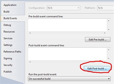 Visual Studio Output Content File To Specific Folder While Building Project Stack Overflow