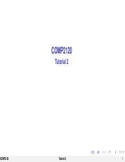 T2 Slide 1 Pdf COMP2120 Tutorial 2 COMP2120 Tutorial 2 1 Tutorial