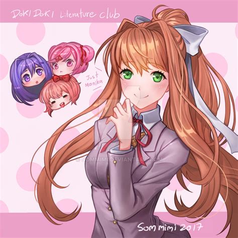 Just Monika By Orangedk On Deviantart
