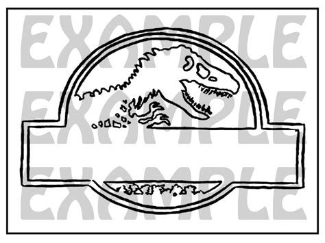 Pdf Blank Dinosaur Dig Site Sign Themed Dinosaur Sign Party Etsy