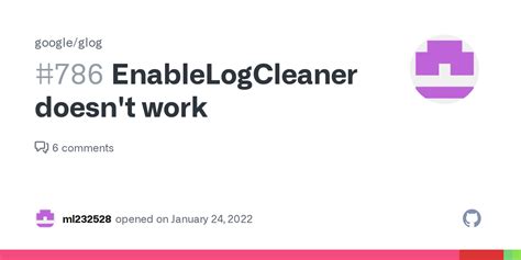 EnableLogCleaner Doesn T Work Issue Google Glog GitHub