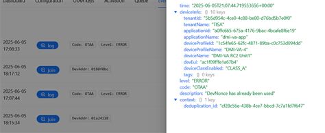 New Devices Unable To Join With Gateway Mesh Chirpstack Gateway Mesh
