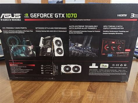 Nvidia GTX 1070 8gb ASUS Dual Grafična kartica