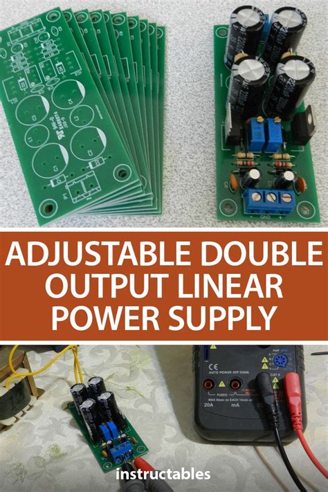 Adjustable Double Output Linear Power Supply Essential Tool For Electronics Enthusiasts