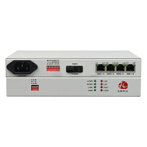 Channel Serial Data RS RS RS To Fiber Converter