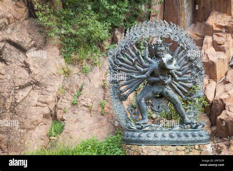 Tantric Deities Hevajra And Nairatmya In Ritual Embrace Yab Yum Stock