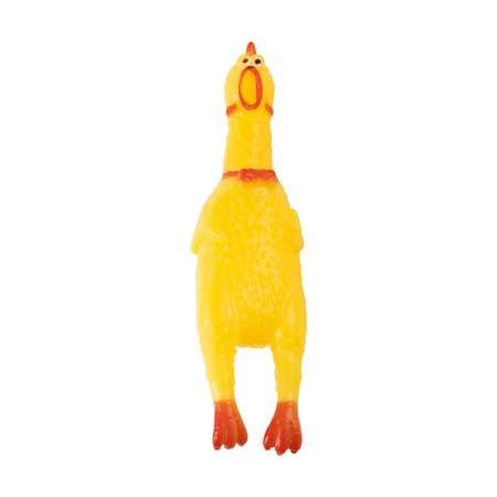 Игрушка-пищалка Рыжий кот для собак Курица 30 см купить по цене 232 ₽ с ...