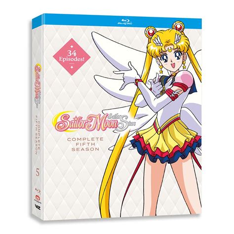 Viz Media Sailor Moon Sailor Stars Complete Th Season Blu Ray