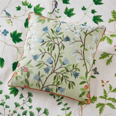 Sanderson Sycamore And Oak Bedding Botanical Green Bedeck Home