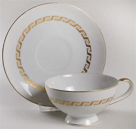 Chancellor Footed Cup Saucer Set By Mikasa Replacements Ltd