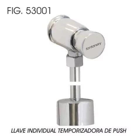 Llave Temporizadora Para Mingitorio Boton Cromada Fontanery En Venta En
