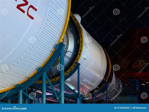 Saturn V Rocket In Kennedy Space Center Florida Stock Image Image Of