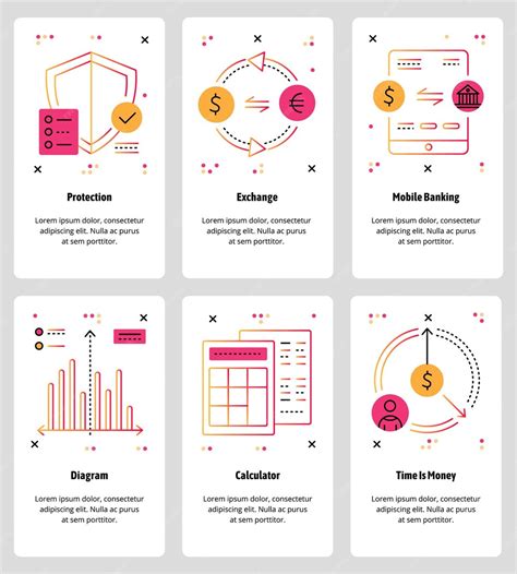 Premium Vector Vector Set Of Mobile App Onboarding Screens Protection
