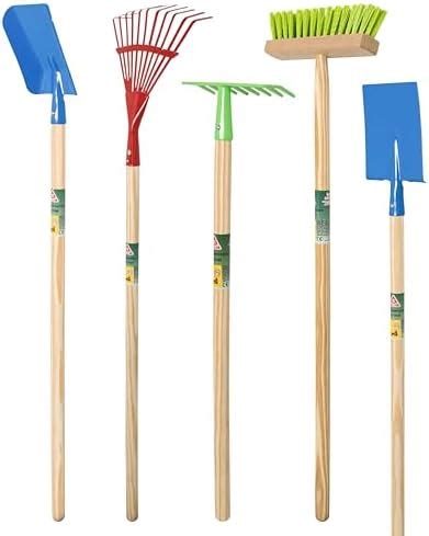 Agrarflora 5 Teiliges Kinder Gartengeräte Set Kinderspielzeug Für Draußen Kindergerechtes