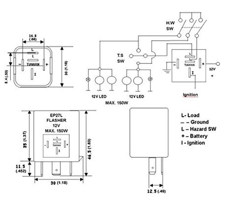 Relay Diagram 5 Pin Wiring Flow Line