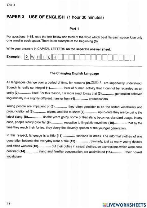 Cp4 19 Online Exercise For Live Worksheets