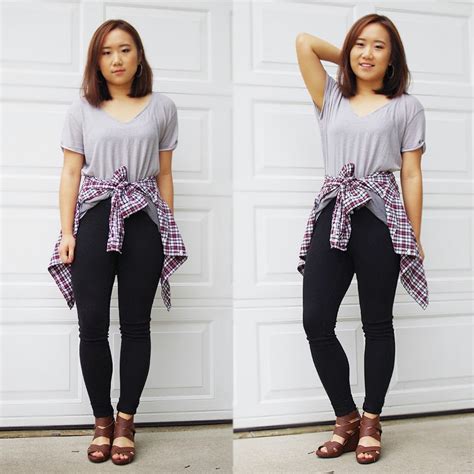 On Days That End In Y We Wear Black Trend Plaid Shirts Tied Around