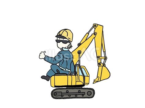 建設業 車両系建設機械イラスト No 25363016｜無料イラスト・フリー素材なら「イラストac」