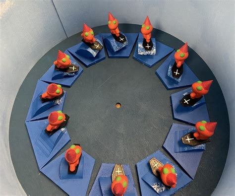 3d Printed Surfing Zoetrope Tinkercad