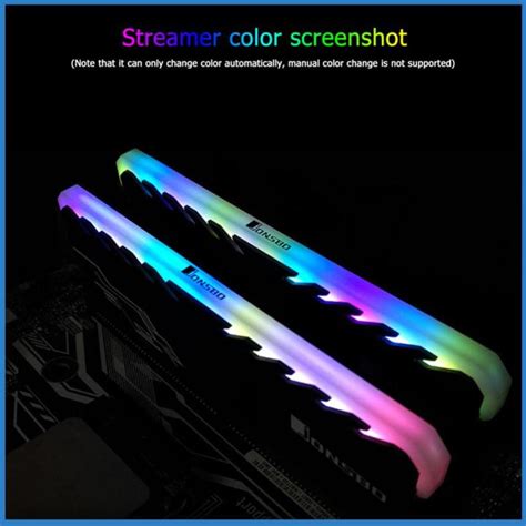rgb ram heatsink ddr ddr3 ddr4 memory heat spreader cooler for desktop