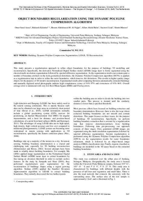 Pdf Object Boundaries Regularization Using The Dynamic Polyline