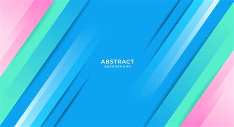 Fondo De Banner Moderno Colorido Vector Premium