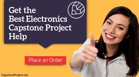Our Service Provide Expert Electronics Capstone Project Ideas Follow