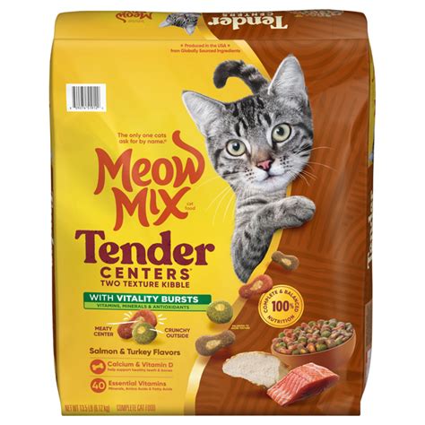 Save On Meow Mix Tender Centers Salmon And Turkey Dry Cat Food Order