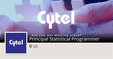 Job Principal Statistical Programmer At Cytel Us Geoff King