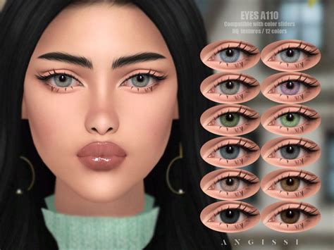 ANGISSI S EYES A110 Sims 4 Cc Eyes Sims 4 Cc Makeup Sims 4 Cc Skin