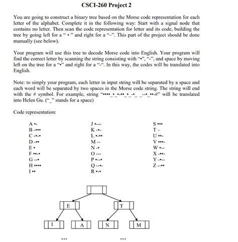 solved csci 260 project 2 you are going to construct a