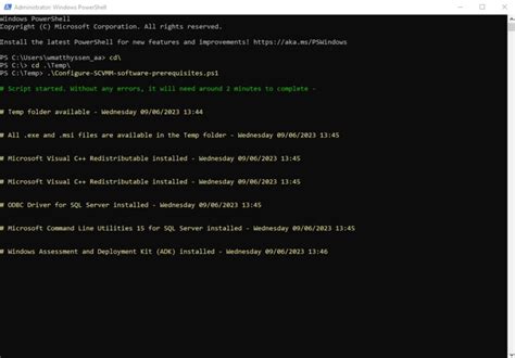 Configure Scvmm 2022 Required Software Prerequisites With A Powershell Script Wim Matthyssen