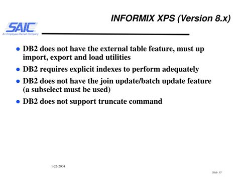 Ppt Informix And Db An Sql Perspective Powerpoint Presentation Free