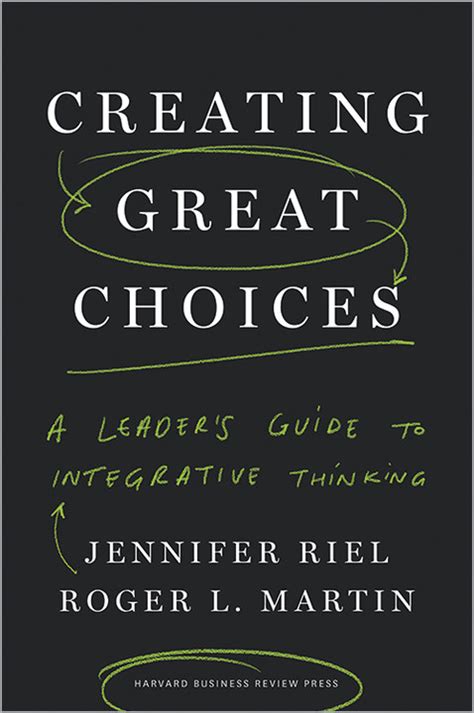 Integrative Thinking An Approach To Problem Solving