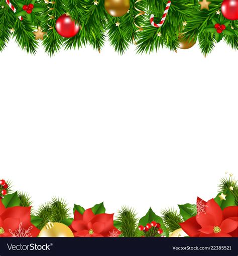 Christmas Border Design Drawing Printable Free Templates