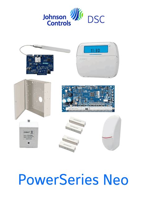 Dsc Dsc Neoiconipltesb Paquete Serie Neo Con Panel Hs2032 De 8 Zonas