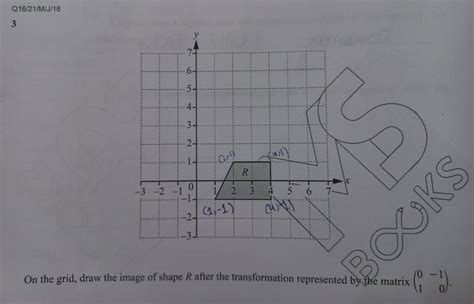0580 Maths Transformations R Igcse