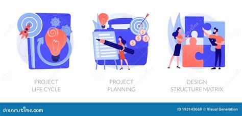 Project Life Cycle Abstract Concept Vector Illustrations Stock Vector Illustration Of