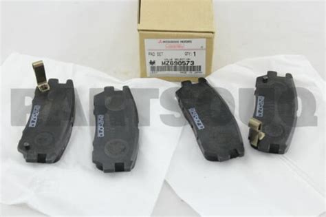 MZ690573 Original Mitsubishi Pad Set, Freno De Rr | eBay